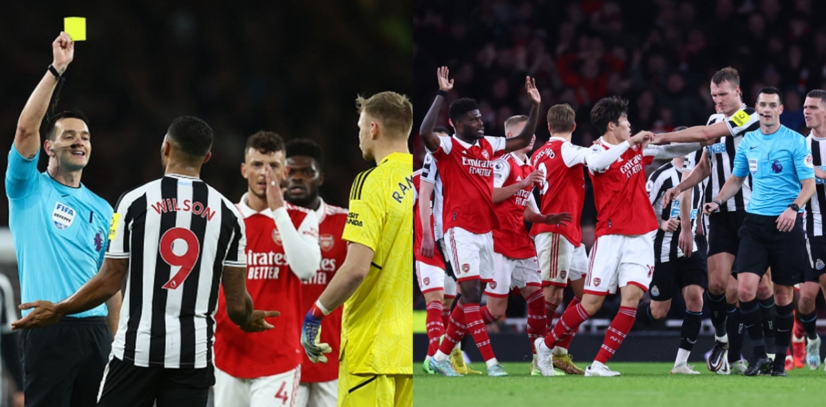 အာဆင်နယ်နဲ့ နယူးကာဆယ်လ်တို့ပွဲကို ဒိုင်လူကြီးက ဖျက်ဆီးခဲ့တယ်လို့ ပရိသတ်တွေ စွပ်စွဲနေ Duwun